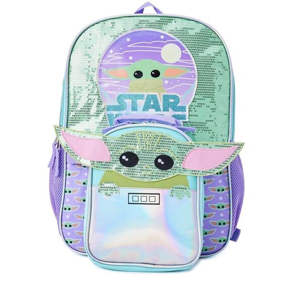 Disney | Accessories | Disney Star Wars Mandalorian Baby Yoda Backpack ...